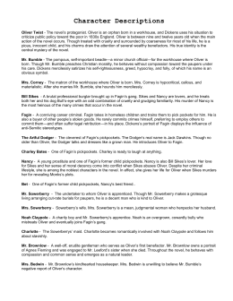 Oliver Twist - a worksheet