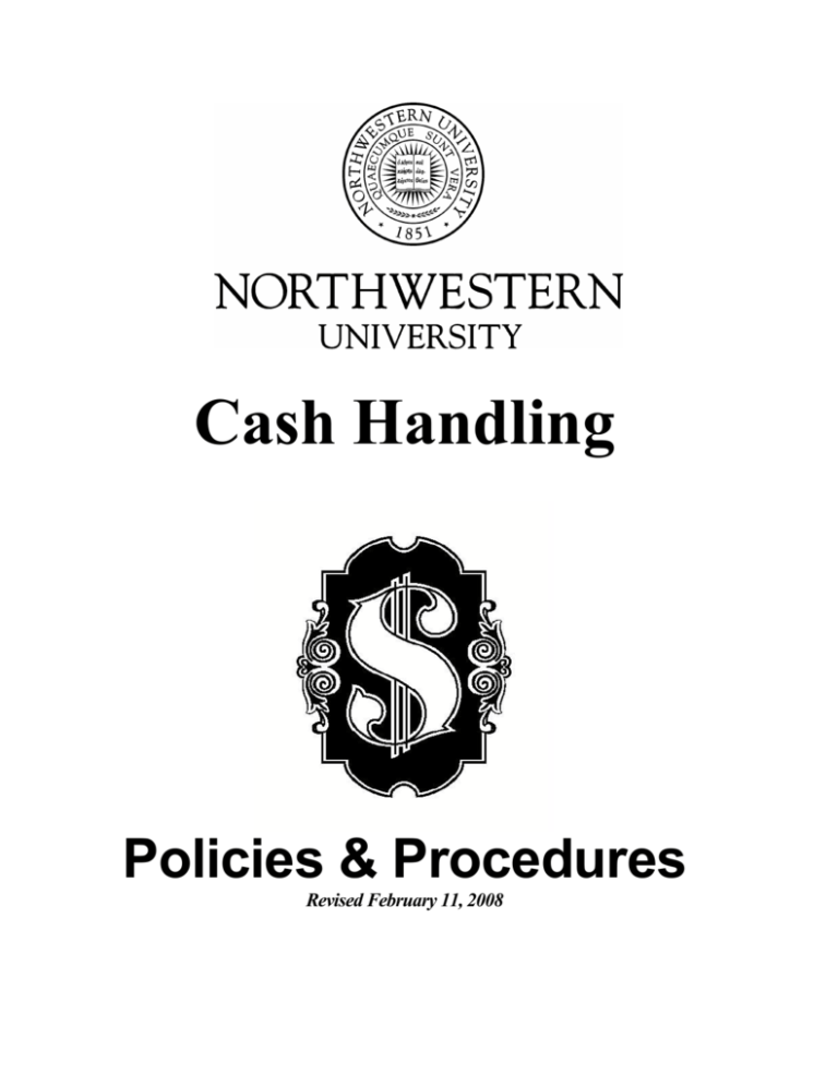 Cash Handling Policies Procedures