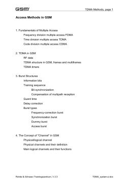 Signal processing in GSM