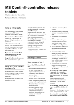 Patient Package Insert