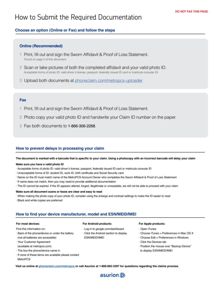 How To Submit The Required Documentation How To Submit The Required Documentation