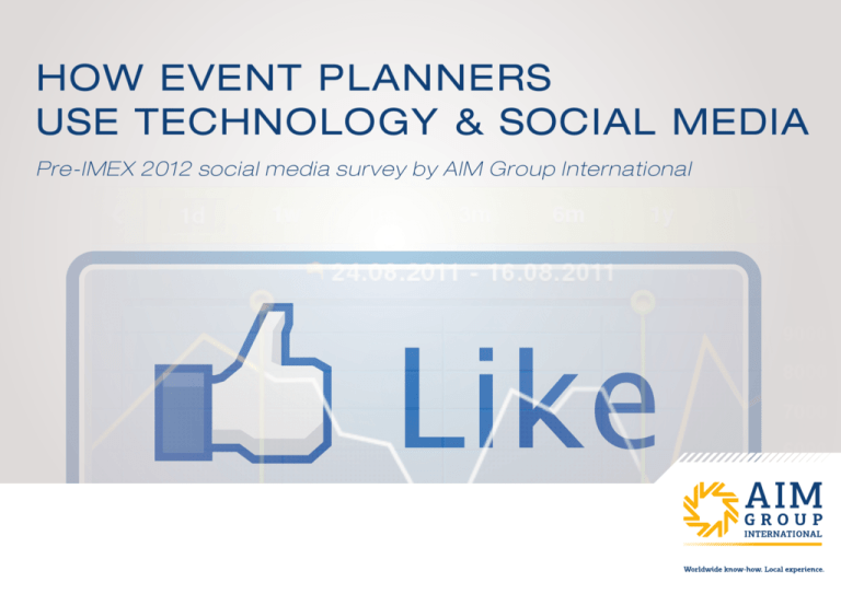 How EvEnt PlannErs UsE TEcHnology Social MEdia