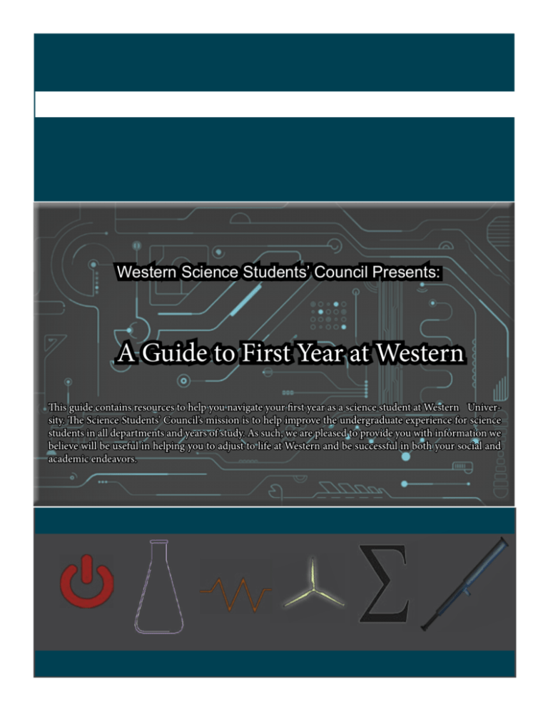 First Year Guide - Science Students' Council