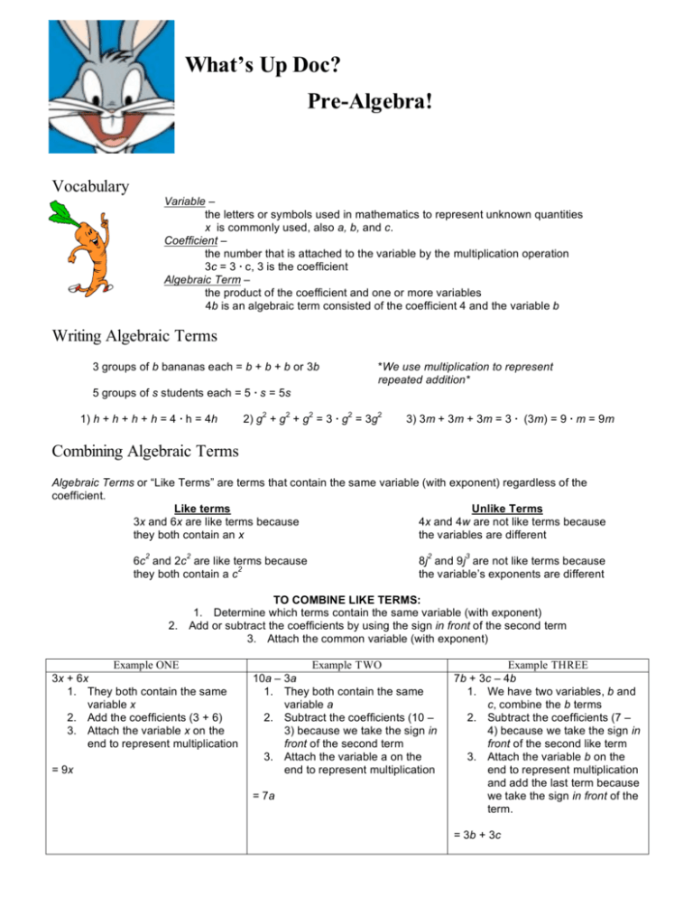 PreAlgebra