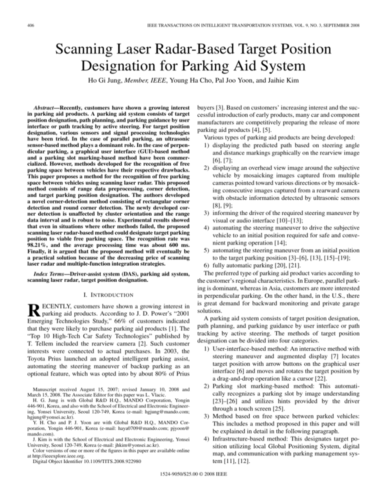 Scanning Laser Radar-Based Target Position Designation for