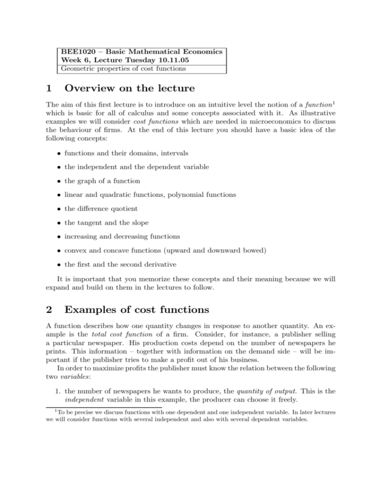 Cost Function