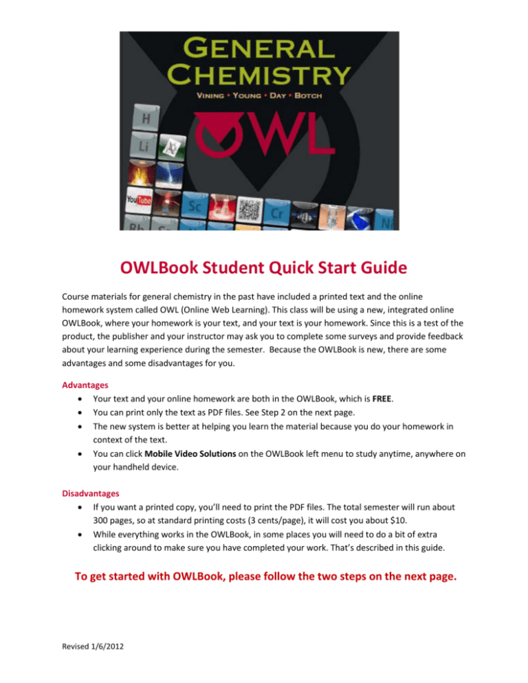 OWL Quick Start Guide