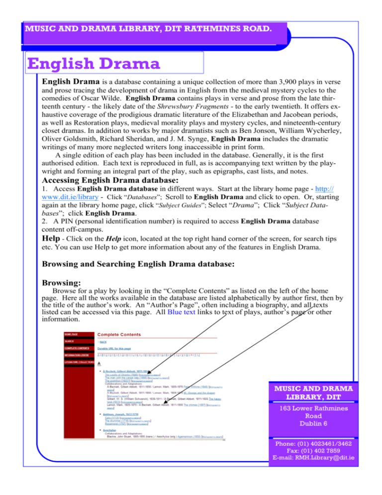 How To Use English Drama How To Use English Drama