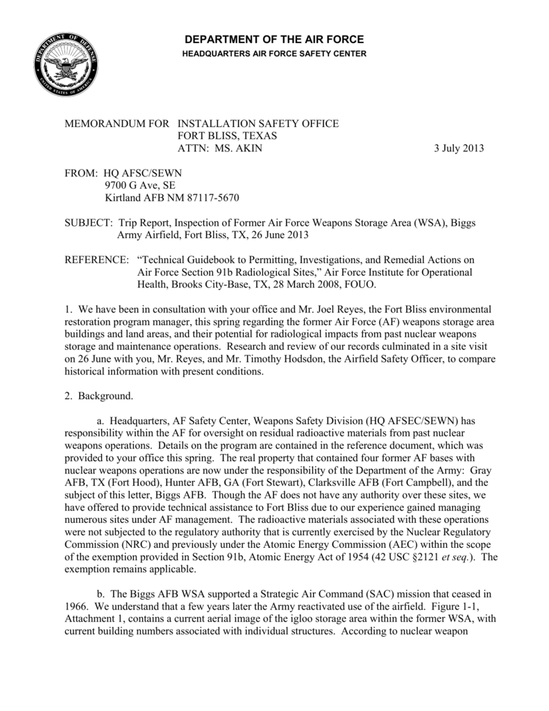 Air Force Mfr Template
