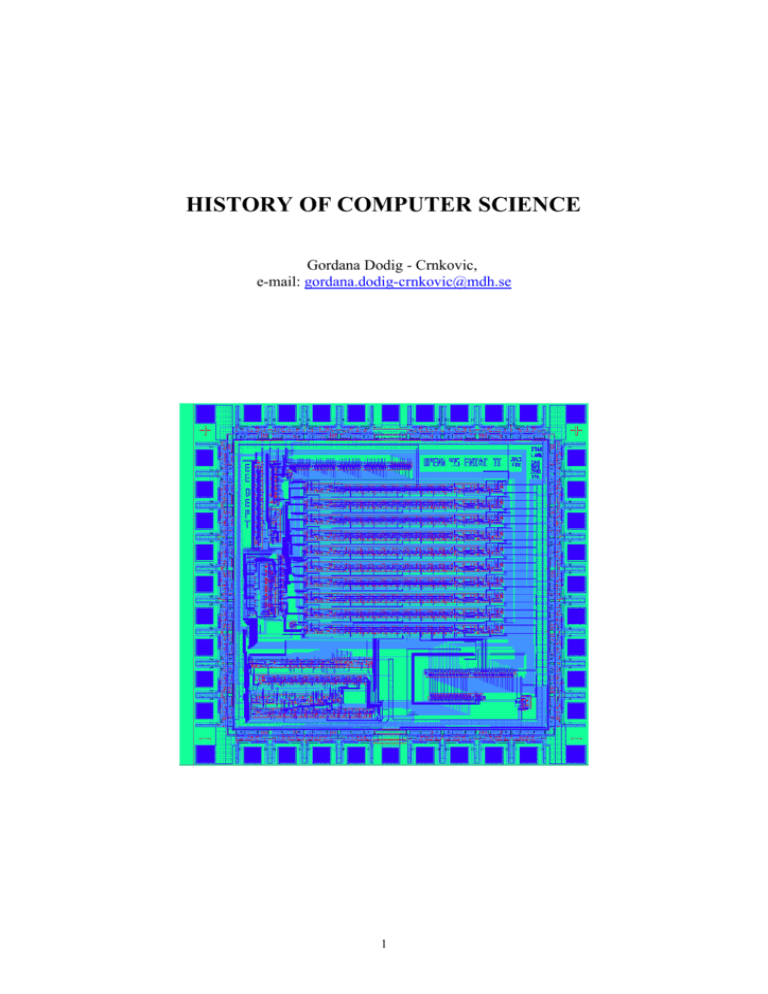 History Of Computer Science