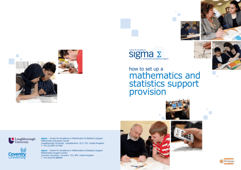 mathematics and statistics support provision