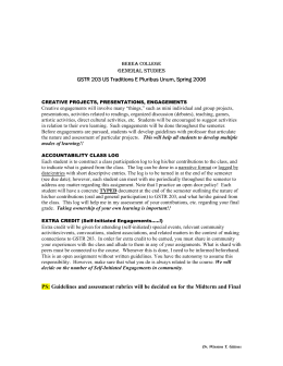 Sample Risk Assessment Memo