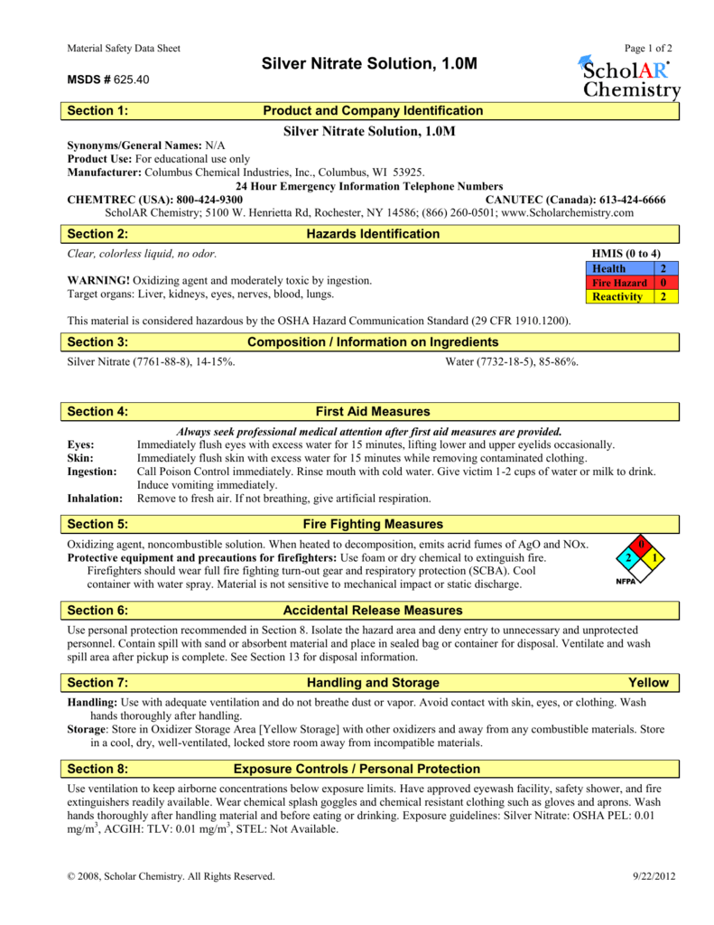 40 Safety Data Sheet For Chemicals Pics Best Information And Trends
