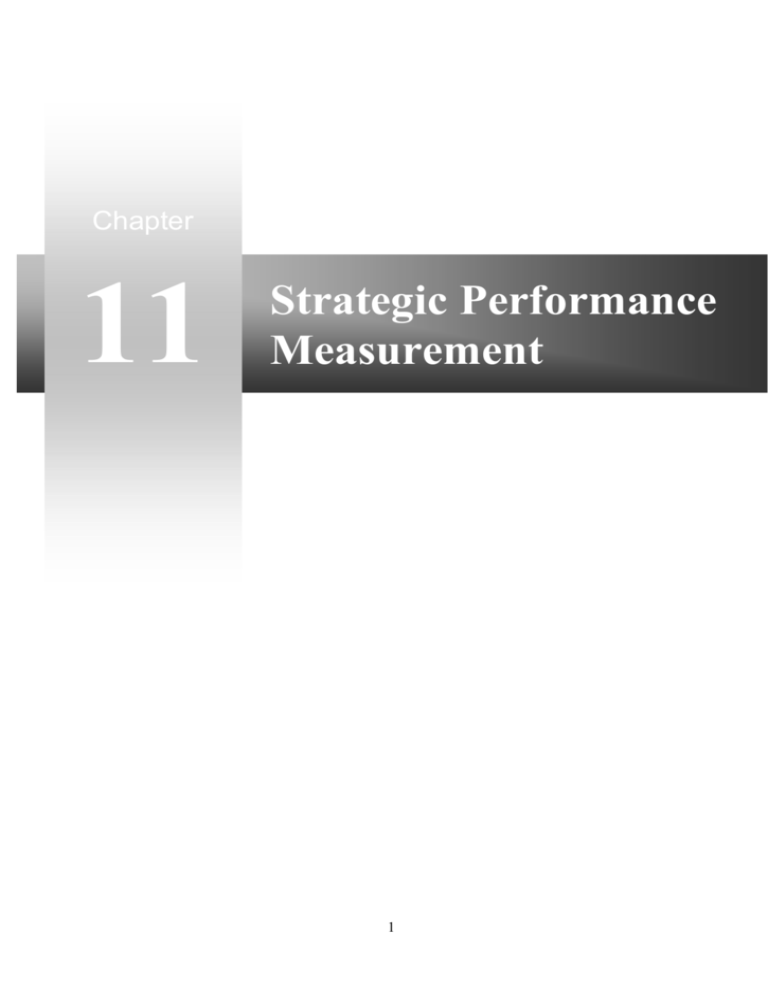 Strategic Performance Measurement