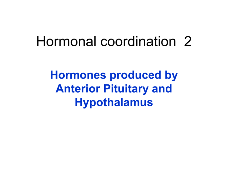 Hormones 2