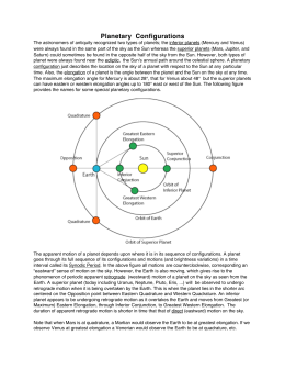Solar System Models – Student Guide