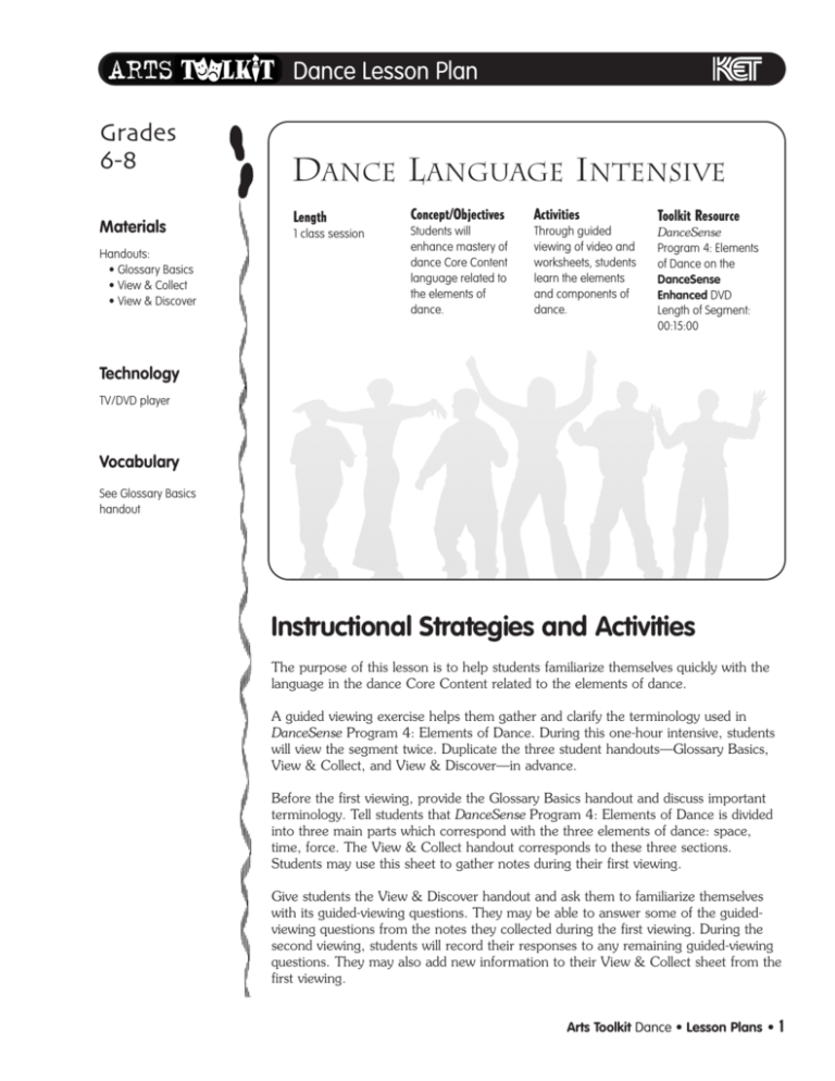 Dance Language Intensive