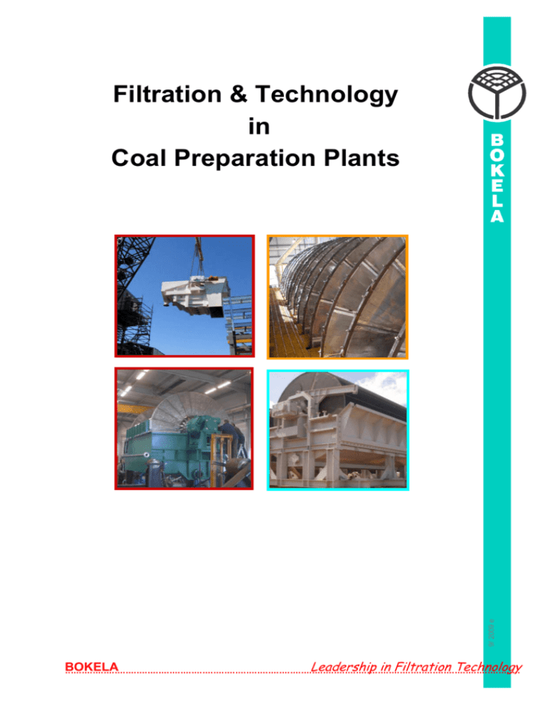 Filtration & Technology in Coal Preparation Plants