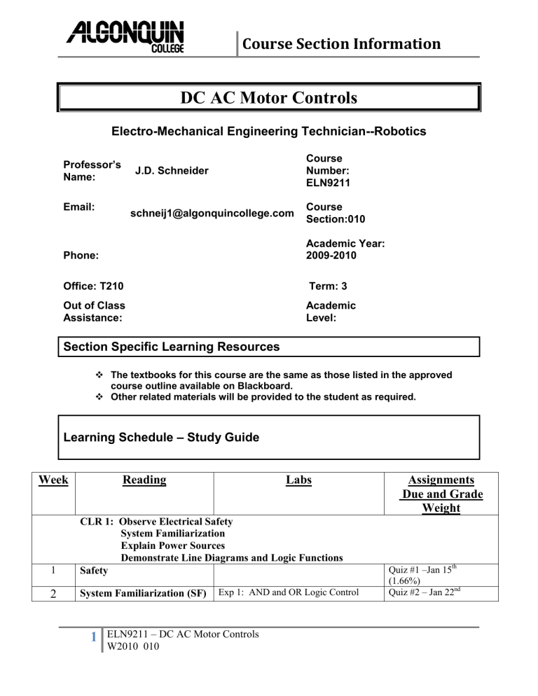 DC AC Motor Controls