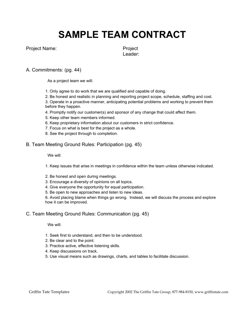 Team Contract 2 0