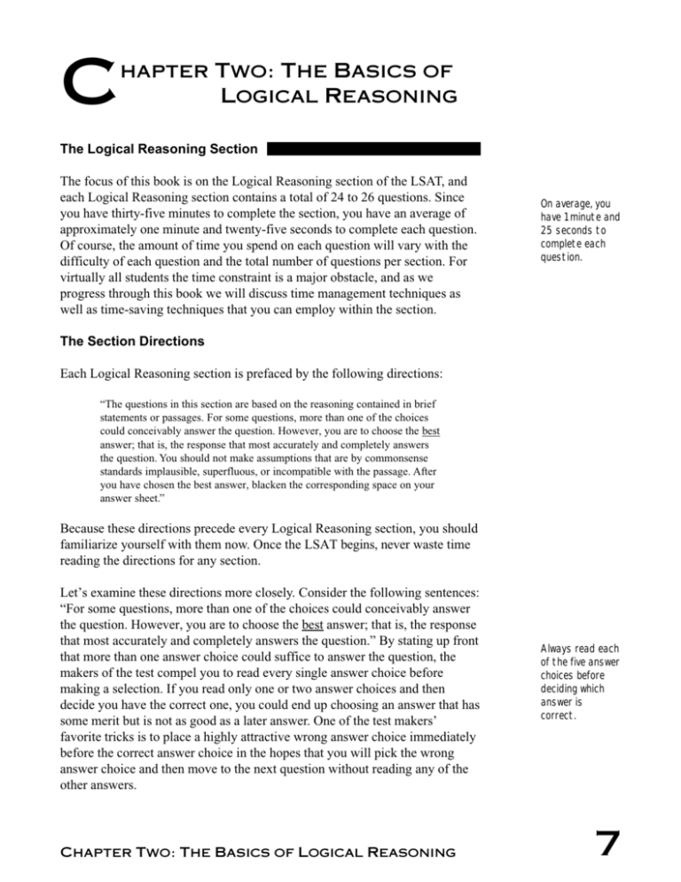 The Basics Of Logical Reasoning