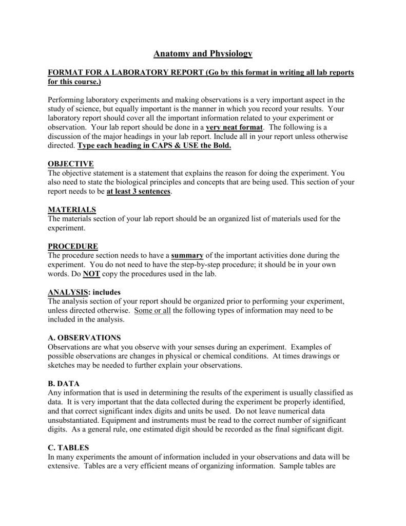 Examples Of Anatomy And Physiology Examples Of Anatomy And Physiology