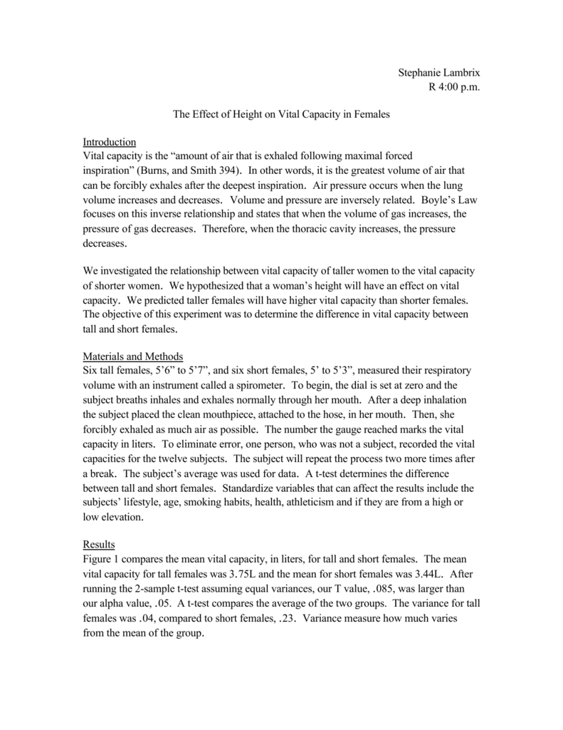Anatomy And Physiology Lab Report Anatomy And Physiology Lab Report