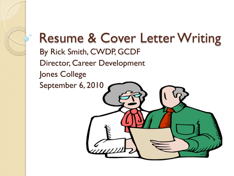 Resume & Cover Letter Writing