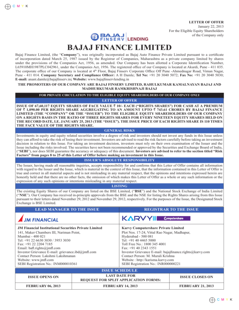 Bajaj Finance Limited