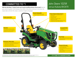 john deere timeline & history
