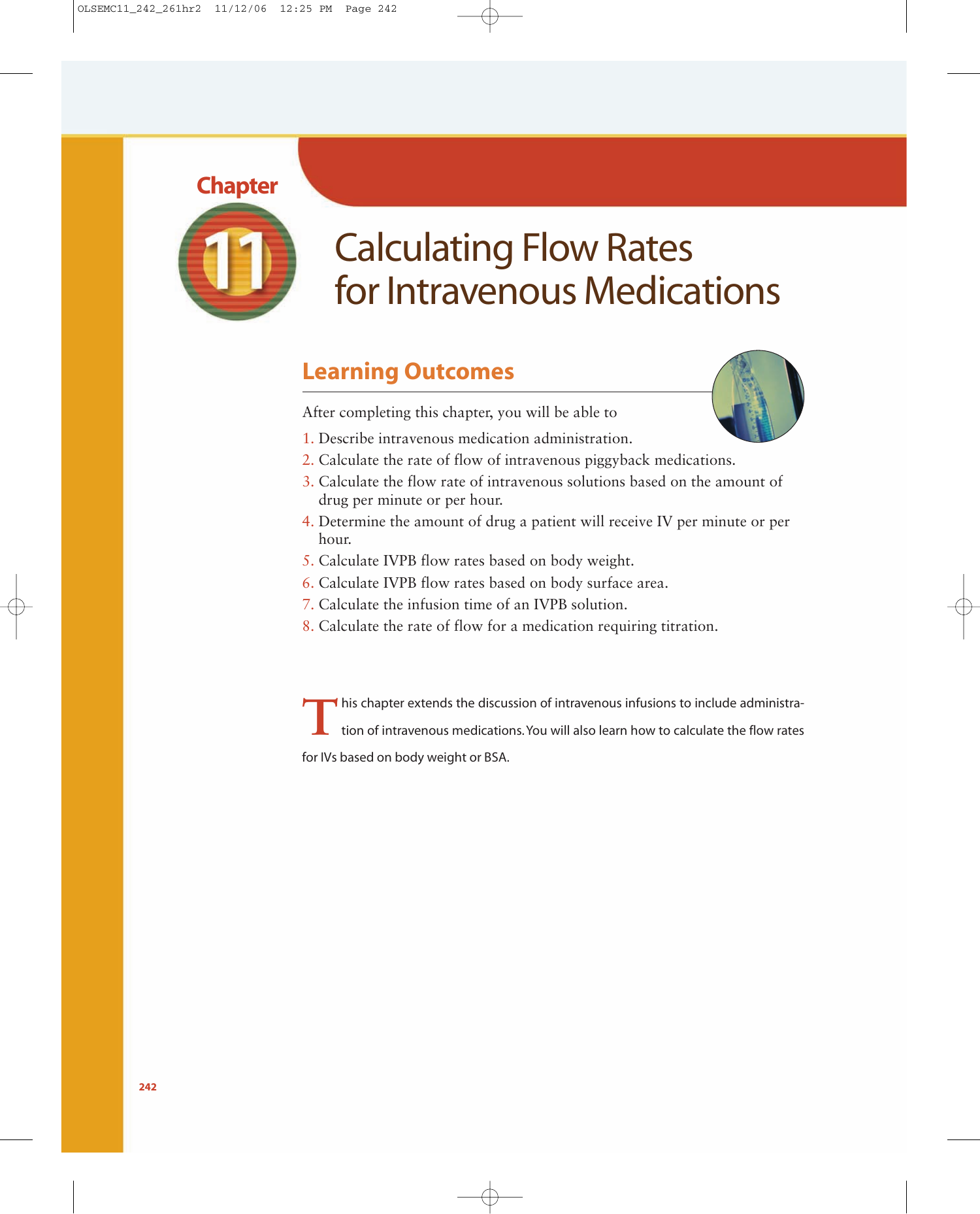 Calculating Flow Rates For Intravenous Medications Calculating Flow Rates For Intravenous Medications