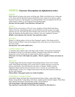 Shrek review essay