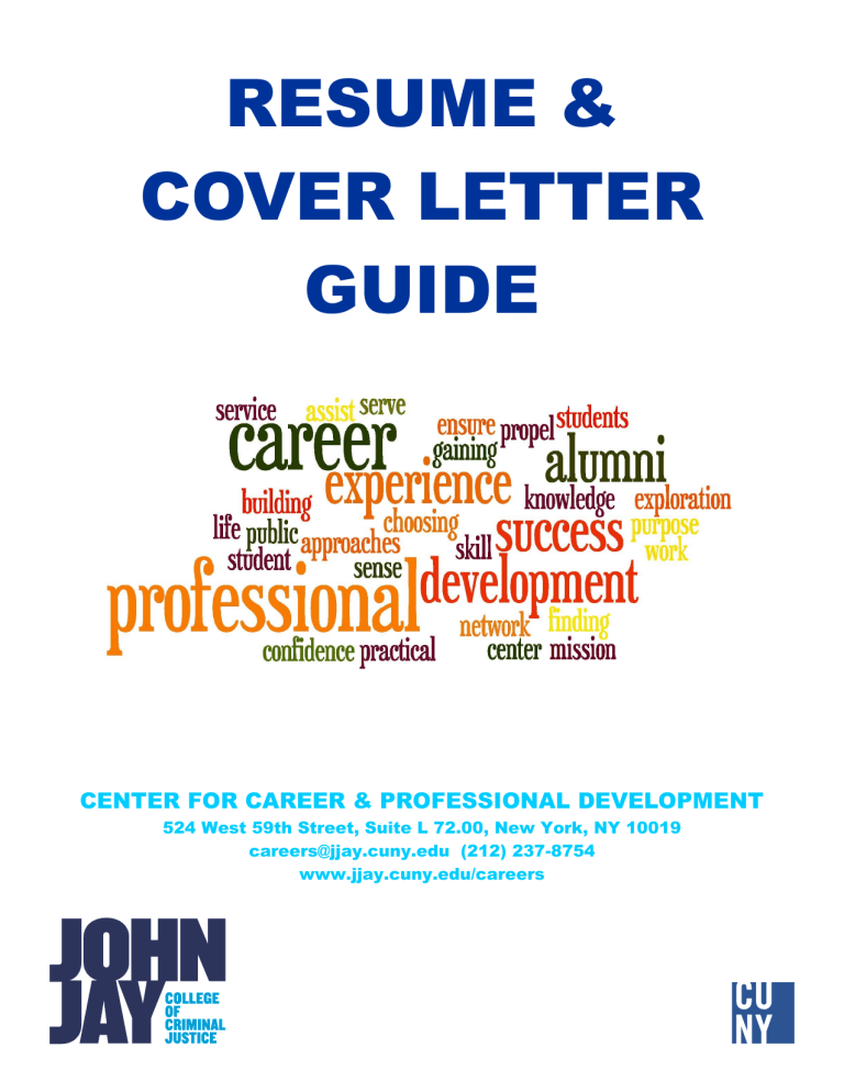 resume & cover letter guide