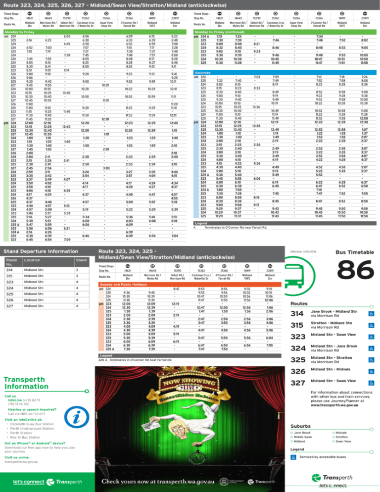 Bus Timetable 86 bus-timetable-86