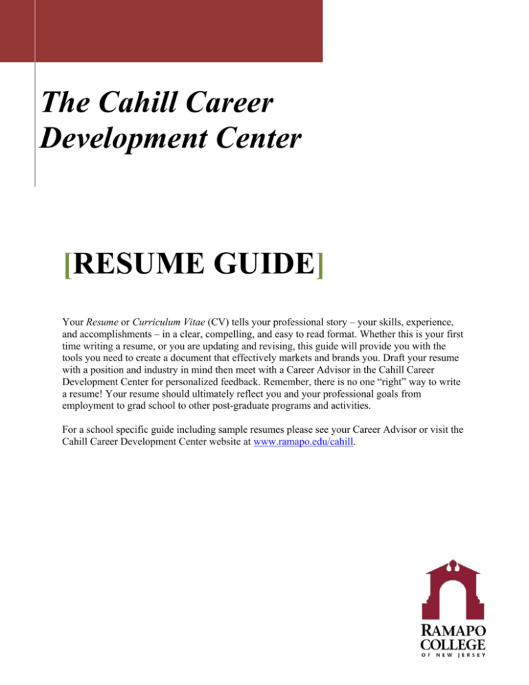 Resume Guide