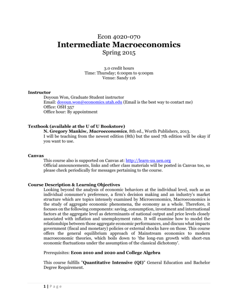 Intermediate Macroeconomics