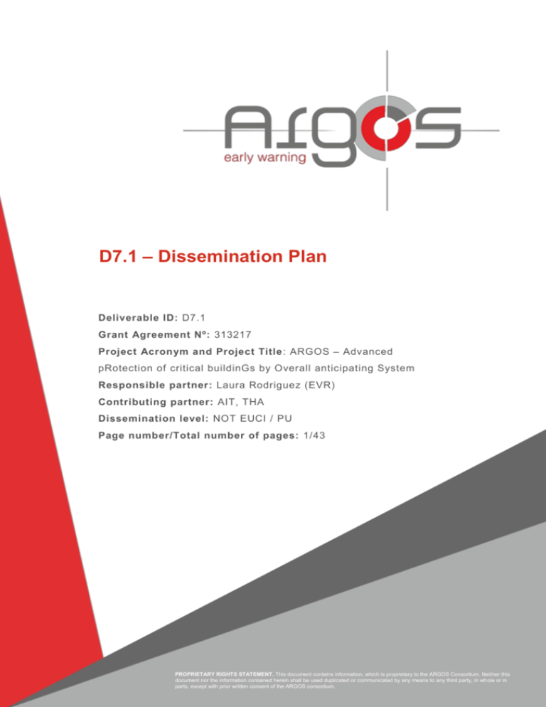 D7 1 Dissemination Plan