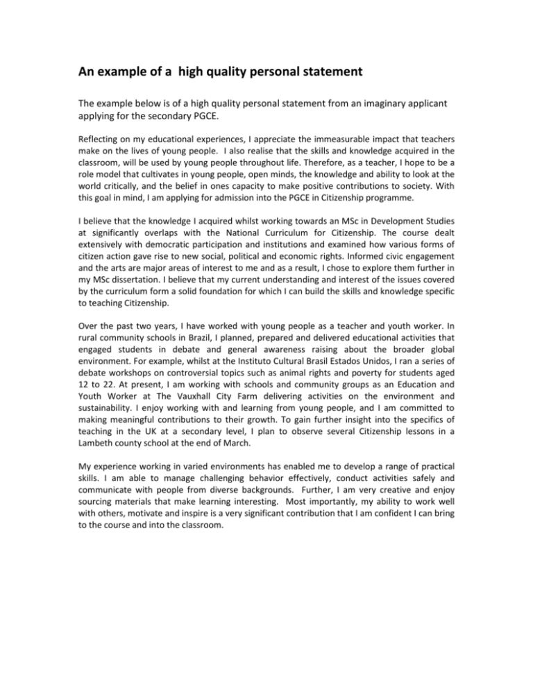 Top 75 Animal Science Personal Statement Examples Merkantilaklubben