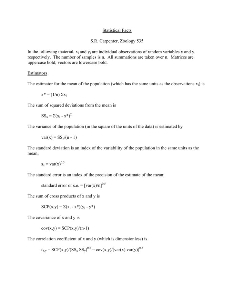 Stats Fact Sheet Stats Fact Sheet