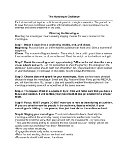 Fairy Tale Monologues