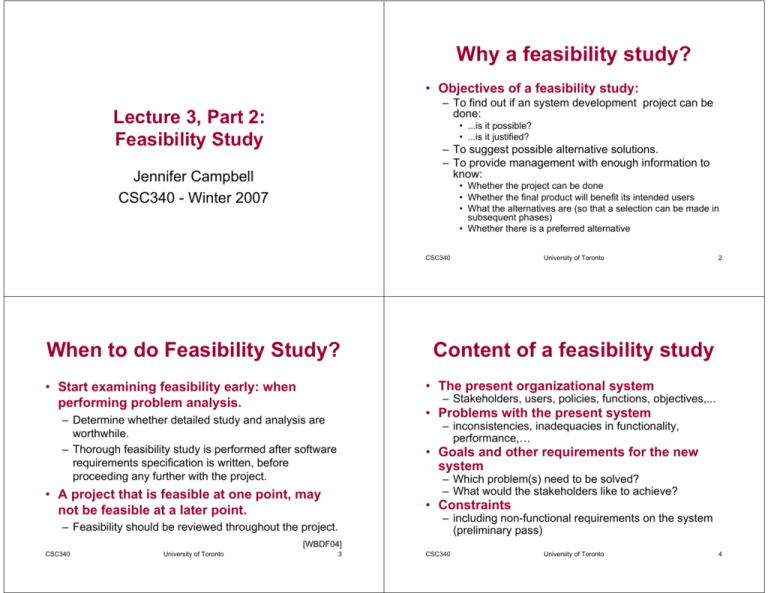 Feasibility Study: Objectives, Types & Content