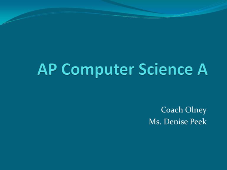 AP Computer Science A
