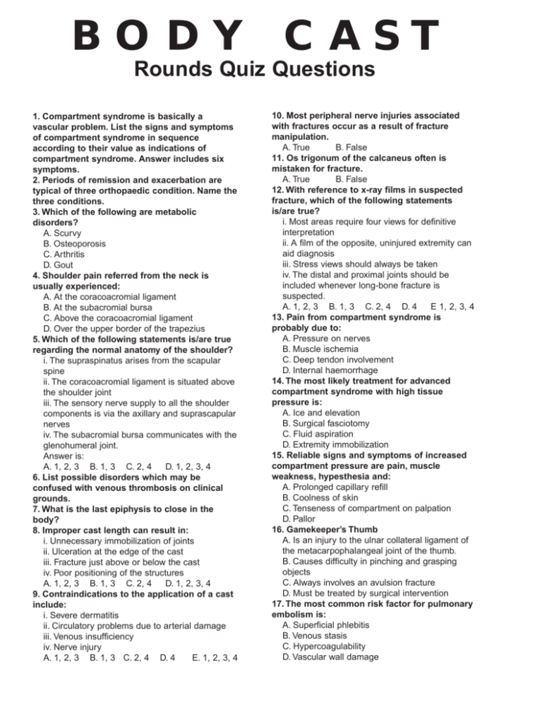 Rounds Quiz Questions - Pappin Communications