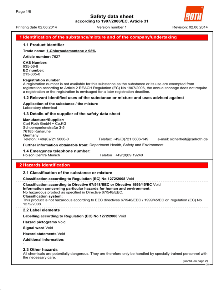 Safety Data Sheet