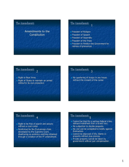 27 Amendments Cheat Sheet Am# Definition How to Remember 1