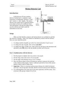 Linear Motion Graphs