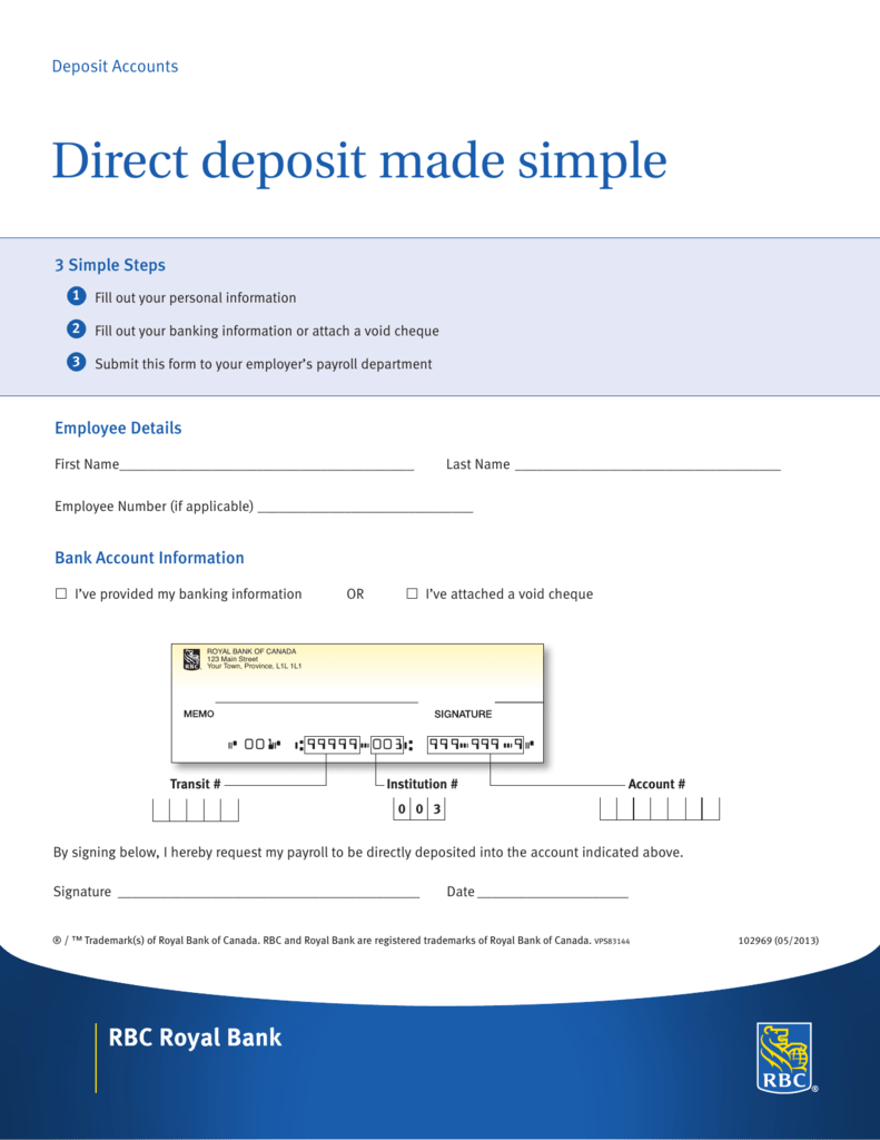 How To Get A Void Cheque Rbc DrBeckmann