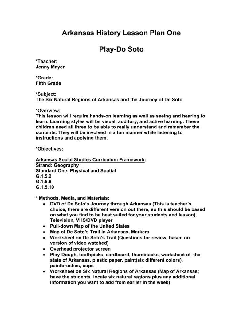 Assure Model Lesson Plan Assure Model Lesson Plan