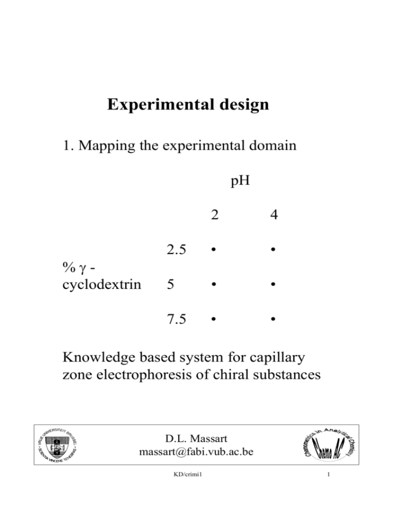Experimental Design