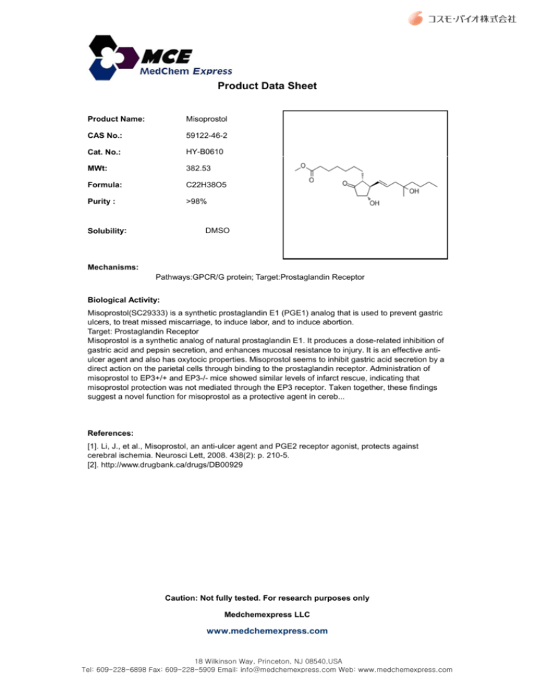 Product Data Sheet